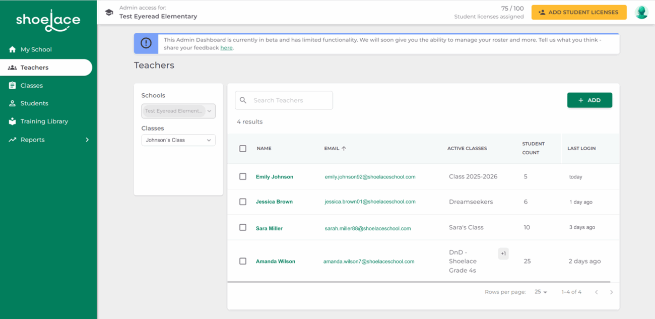 Our Admin Dashboard Beta is Live! - Shoelace