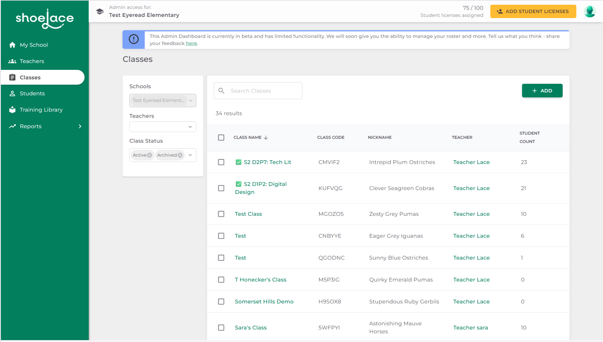 Our Admin Dashboard Beta is Live! - Shoelace